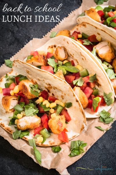 Back to School Lunch Ideas and Meals for Kids