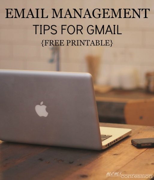 Email Management Tips For Gmail Moms Confession