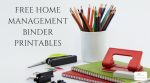 Free Home Management Binder Printables