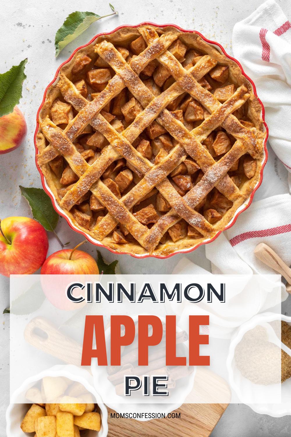 Simple Cinnamon Apple Pie Recipe For Fall