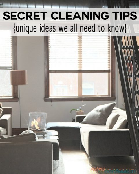 Secret Cleaning Tips {unique ideas we all need to know} • Moms Confession