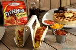 Southwest Pepperoni Breakfast Tacos • Moms Confession