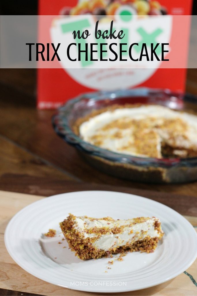 Cooking with Teens: No Bake Cheesecake with Trix