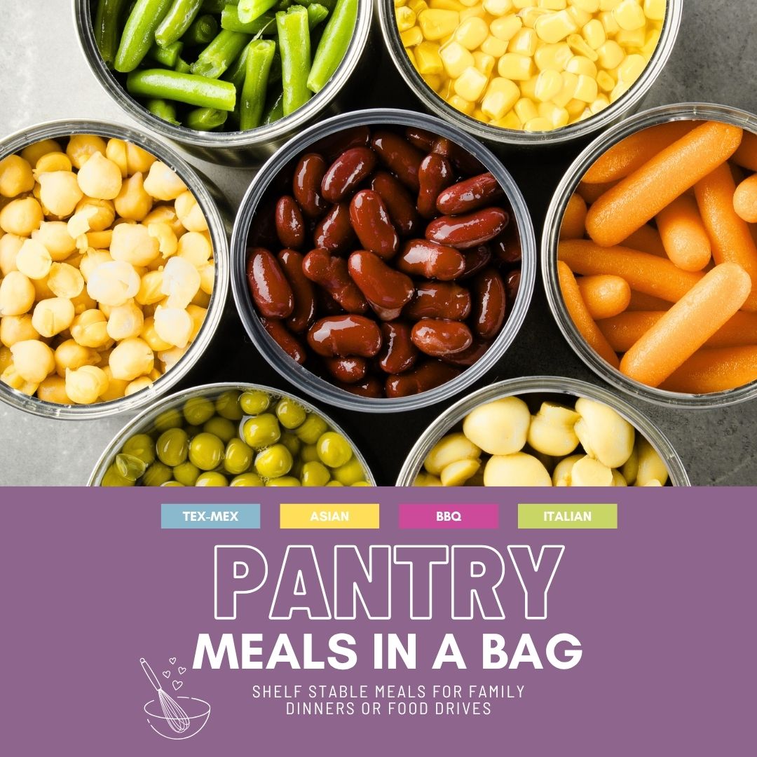 Pantry Meals In A Bag: Shelf Stable Meals for Family Dinners or Food ...